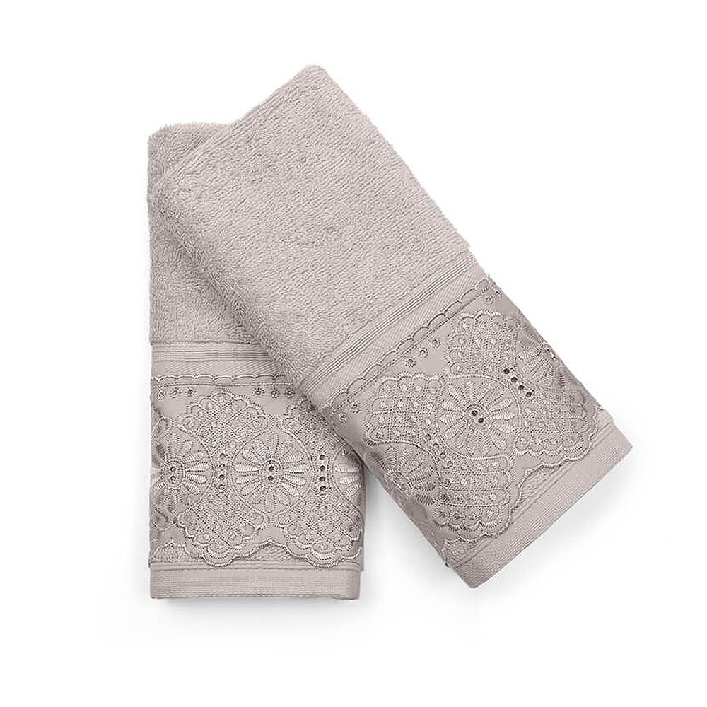 Kit Toalha Lavabo 2 Peças Roma - Buettner - emporiodolencol